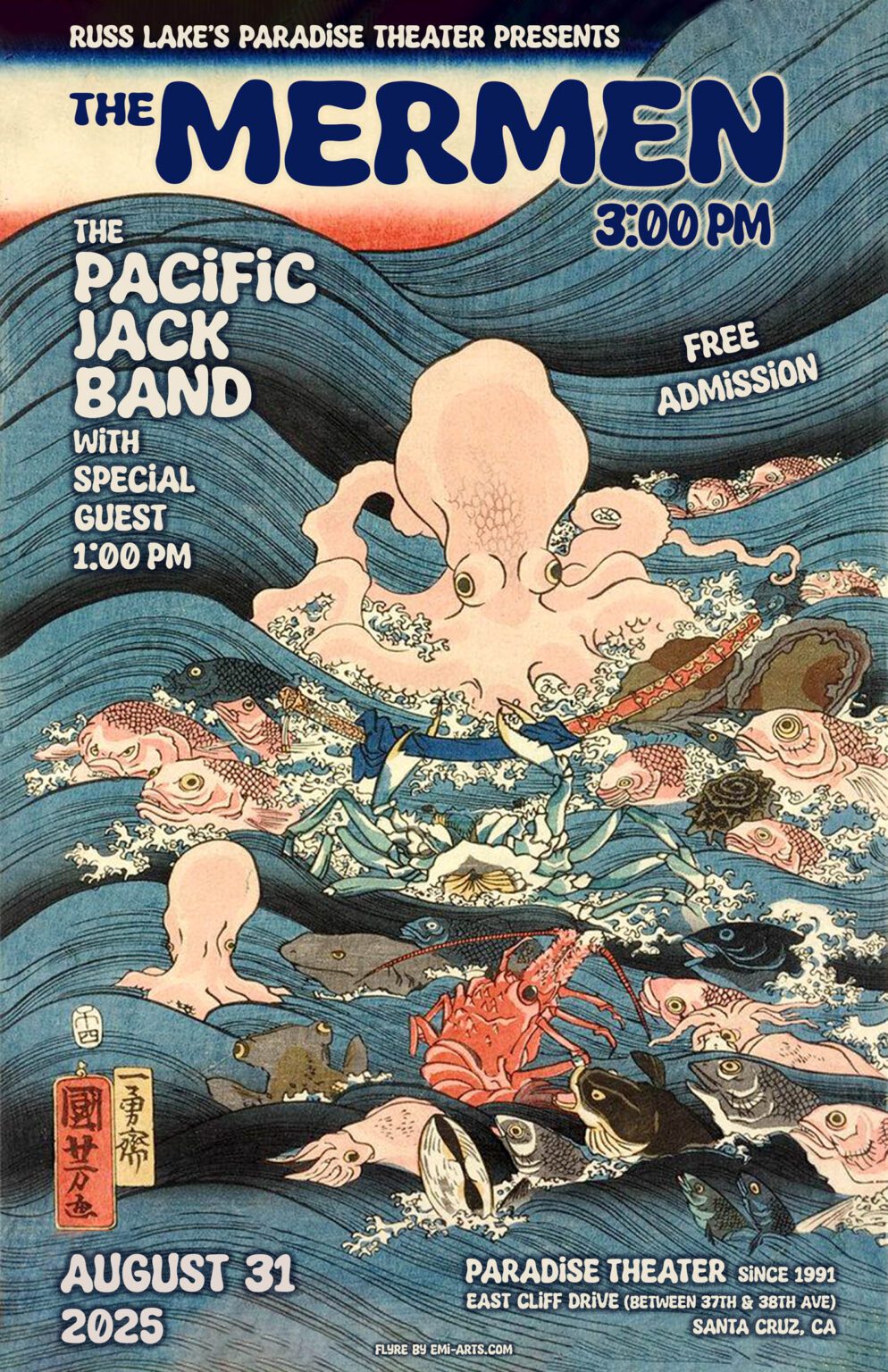 THE MERMEN – psychedelic instrumental ocean music